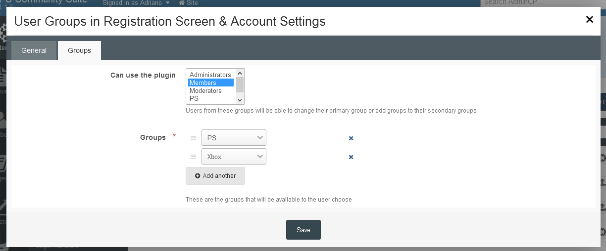User Groups in Registration Screen & Account Settings - Paid ...