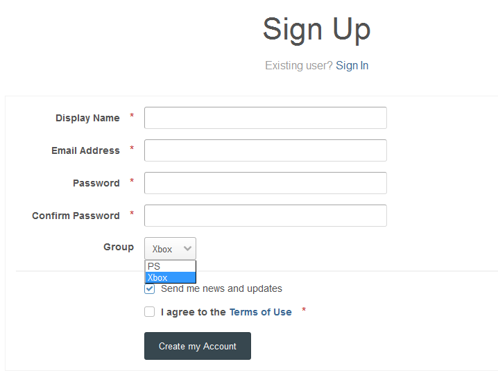 User Groups in Registration Screen & Account Settings - Paid ...