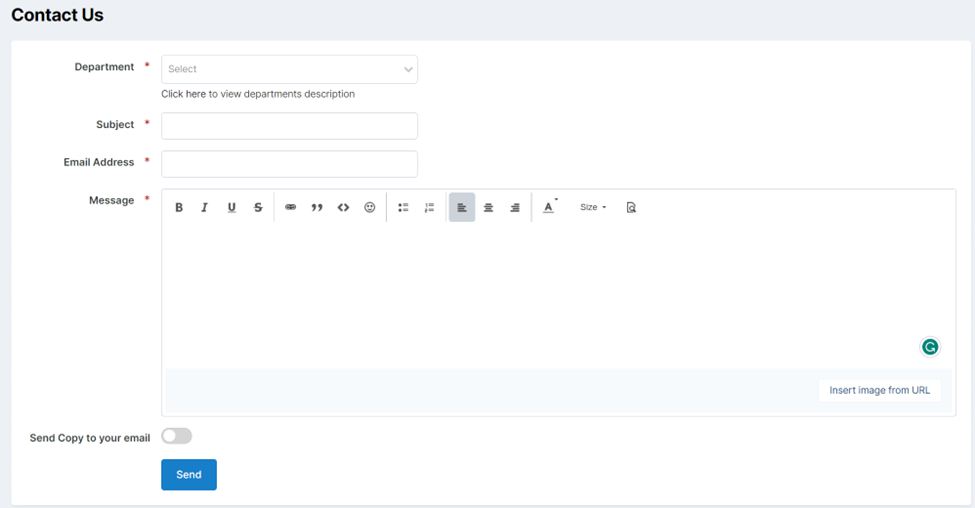 Contact Us - Invision Community 4 - SOS Invision