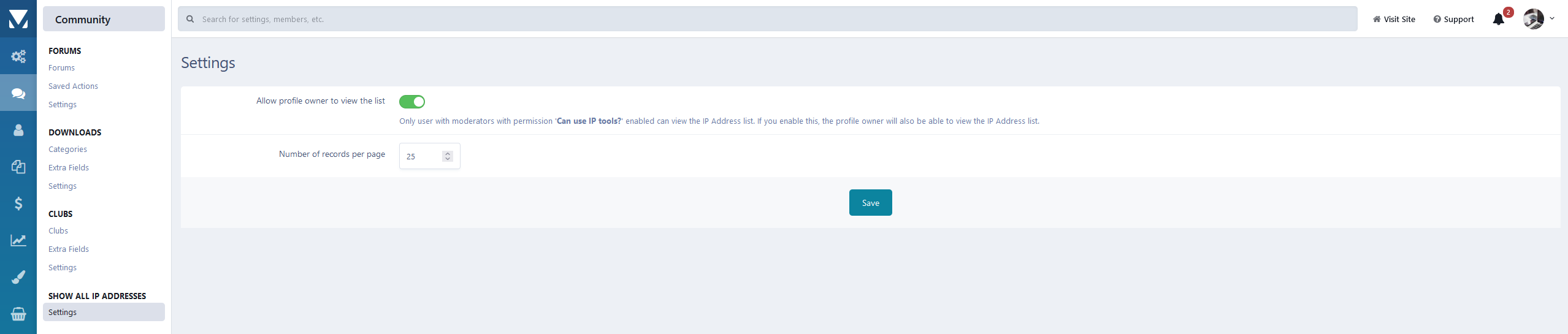 Show All IP Addresses - Paid Applications/Plugins - SOS Invision