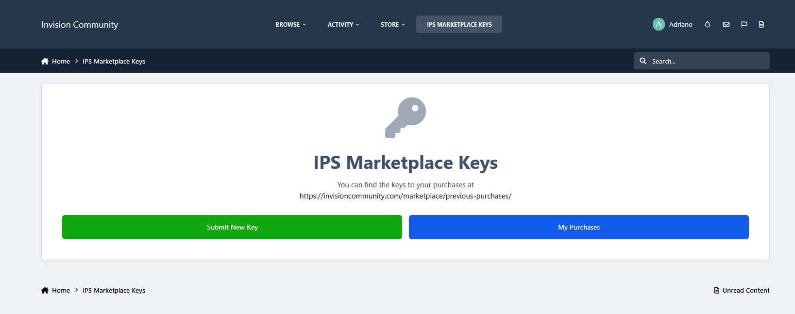 IPS Marketplace Keys - Invision Community 4 - SOS Invision