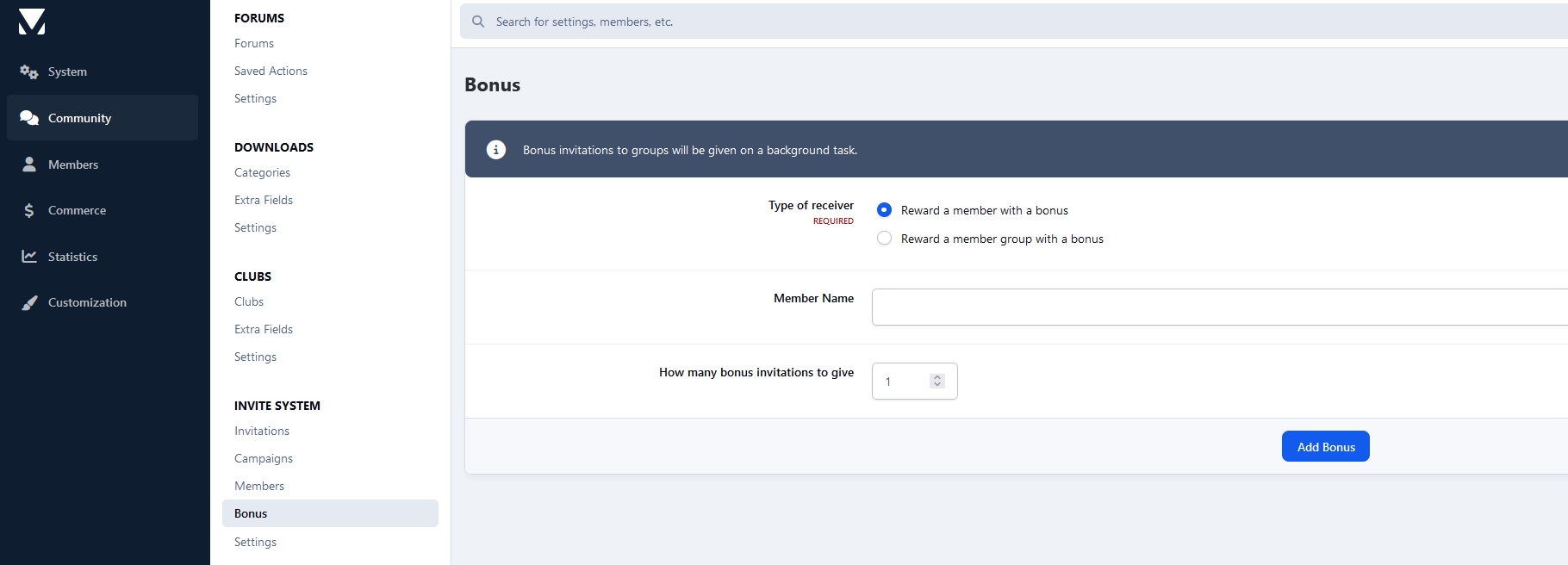 Invite System - Paid Applications - SOS Invision