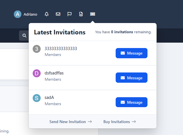 Invite System - Paid Applications - SOS Invision